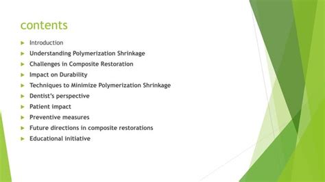 Polymerization Shrinkage In Composite Restoration Pptx