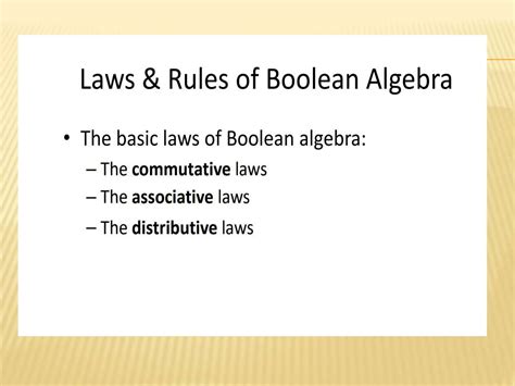 3 unit3 boolean algebra pptx