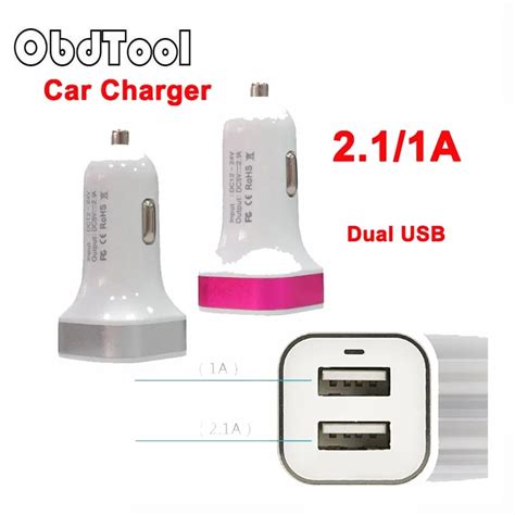 Dual USB V A Fast Charging Car Chager Universal Safe For All Mobile Phones Tablet PC