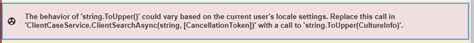 C Sonarqube Issue Adding Cultureinfo Inside Linq Queries Stack Overflow