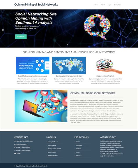 Opinion Mining And Sentiment Analysis Of Social Networks