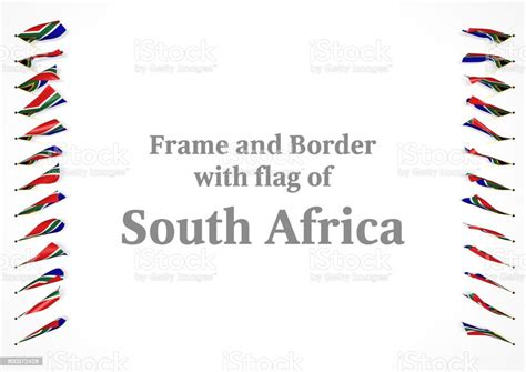 프레임과 남아 프리 카 공화국의 국기와 국경입니다 3 차원 일러스트 레이 션 0명에 대한 스톡 사진 및 기타 이미지 0명 공란 교육 Istock