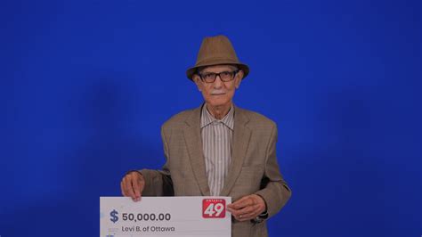 Ontario 49 94 Year Old Ottawa Resident Wins 50000
