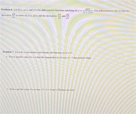 solved problem 6 ﻿let h x g x ﻿and f x ﻿be