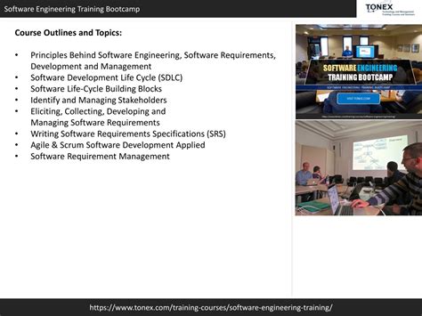 Ppt Software Engineering Training Bootcamp Tonex Training