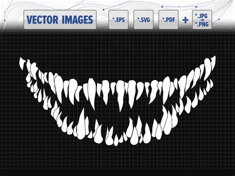 Scary Mouth Clip Art Scary Mouth Vector Kxvg
