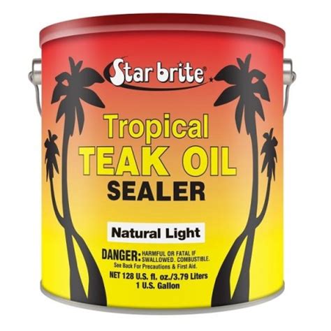 Star Brite Tropical Teak Oil Natural Light Lt38 Nautica Illiano