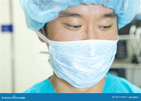 Asian Nurse Stock Image Image Of Mask Heartrate Close 10111169