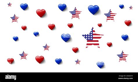 Blue Hearts And Stars