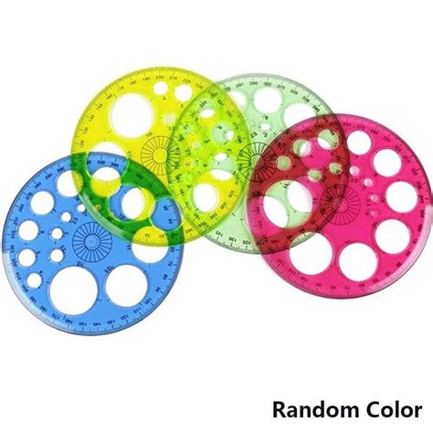 360 Degree Protractor All Round Ruler Template Cir Vicedeal