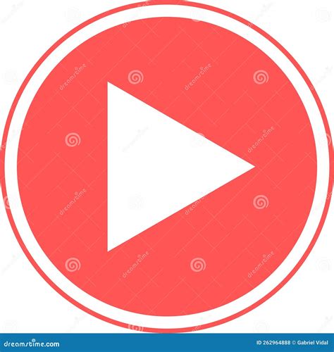 play icon play button start button with outlines stock vector