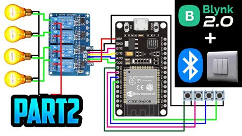 Esp32 Blynk 20 Esp32 Bluetooth Relay Control Youtube