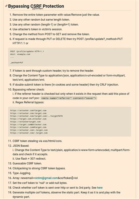 Cyber Pumpkin Security On Linkedin Bypassing Csrf Protection