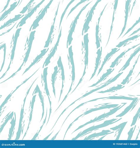 Vector Seamless Pattern Of Turquoise Lines And Corners On A White Backgroundtexture Of Flowing