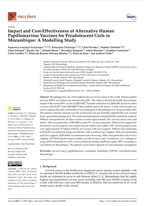 Impact And Cost Effectiveness Of Alternative Human Papillomavirus Vaccines For Preadolescent