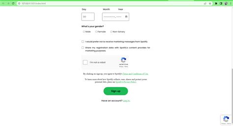 Github Techscript Roshan Spotify Login Page This Is A Sportify Login Page With Fontend