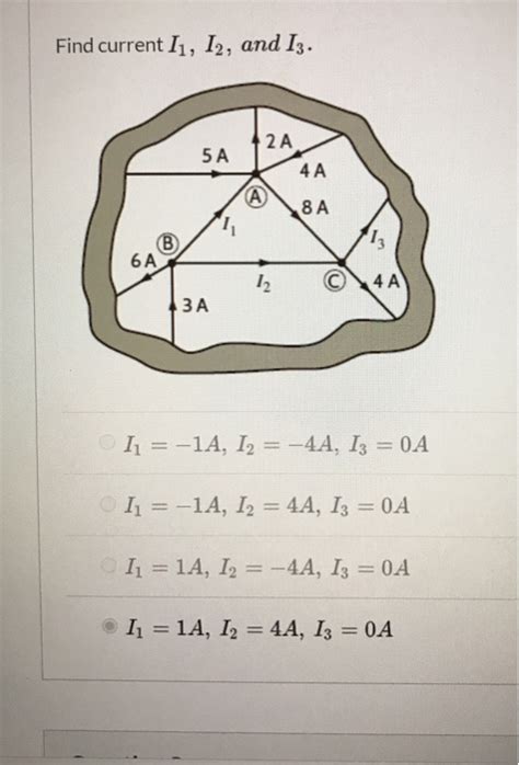 solved find current i1 i2 and i3 2a 5a 4a a 8a 1 b 6a 12