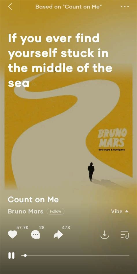 Bruno Mars Count On Me