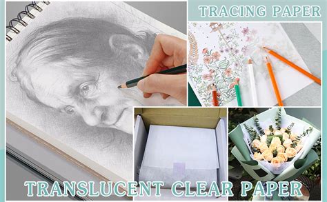 400 Sheets Tracing Paper Pad 85 X 11 Inches White