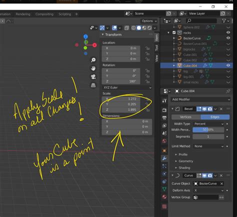 Curve Modifier Problem Modeling Blender Artists Community