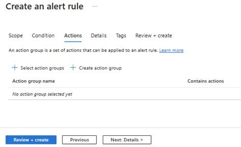 Creating An Azure Monitor Alert Rule