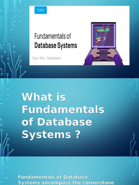 Fundamental Of Database System First Meeting Pdf
