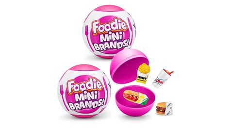 5 Surprise Foodie Mini Brands Collect Fast Food Toys