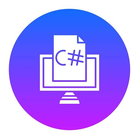 Premium Vector C Sharp Vector Illustration