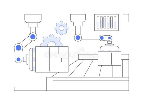 Automated Sortation Systems Abstract Concept Vector Illustration Stock
