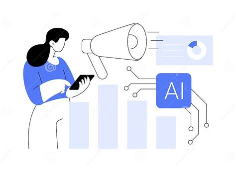 Ai Powered Predictive Marketing Insights Abstract Concept Vector