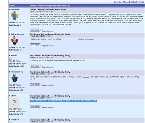 Time Is A Flat Circle Of People Complaining That “old Roblox” Was Better R Roblox