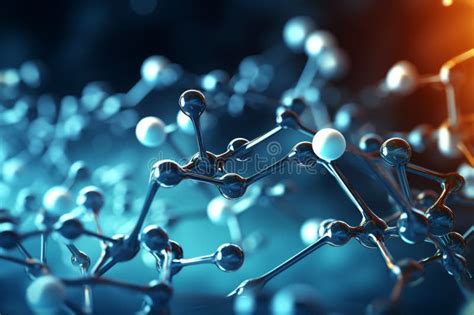 Science Molecular Structure Background With Atom Molecule Medical