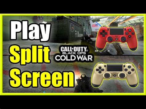 How To Play Split Screen Multiplayer In Call Of Duty Black Ops Cold War