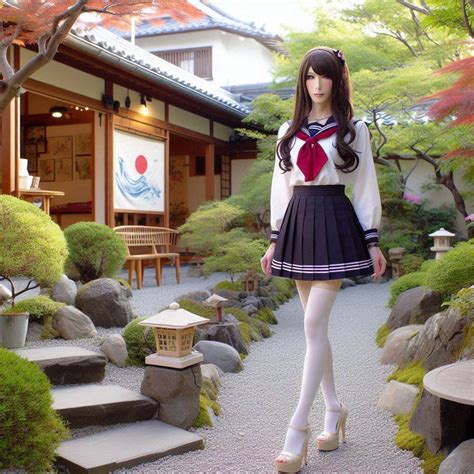 Crossdressers Dressed As Japanese Schoolgirls By Arabella1055 On
