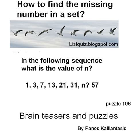 Brain Teasers And Puzzles