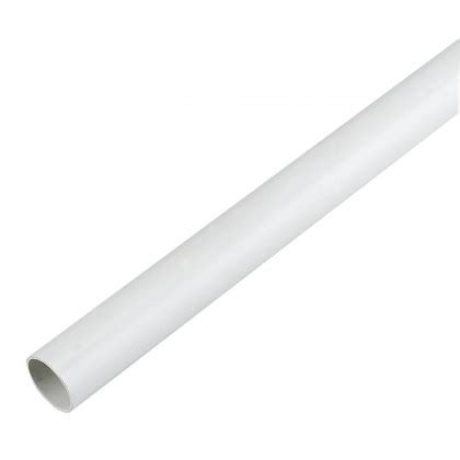 Polypipe Overflow Pipe Metres Solvent White Push Fit NS Overflow Pipe Overflow