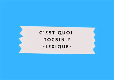 Tocsin Lexique Orthographiq