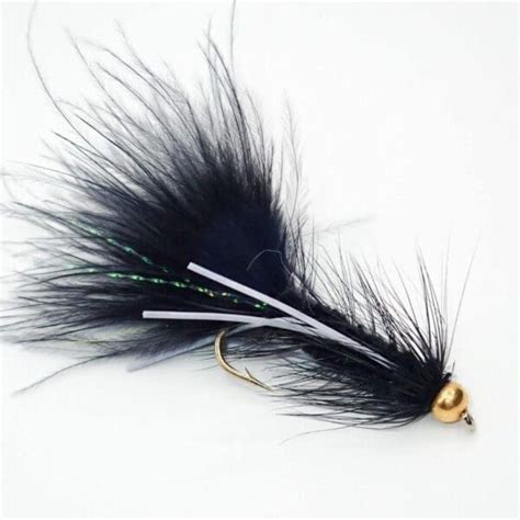 Wooly Bugger Black W Rubber Legs Bh And No Bh