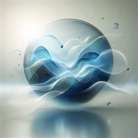 Abstract Blue Glossy Report Album Or Presentation Background Stock Illustration Illustration