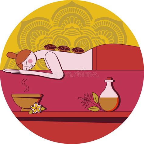 Woman Back Shape Massage Stock Illustrations 93 Woman Back Shape