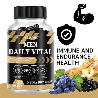 Multi Vitamin For Men 3060120 Capsules Multivitamin Multimineral
