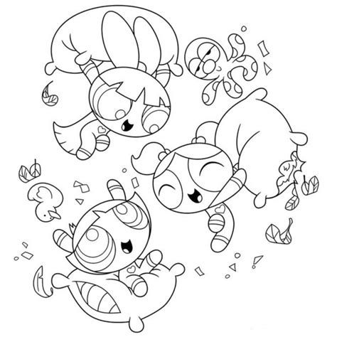 Desenhos Das Meninas Super Poderosas Para Imprimir E Colorir