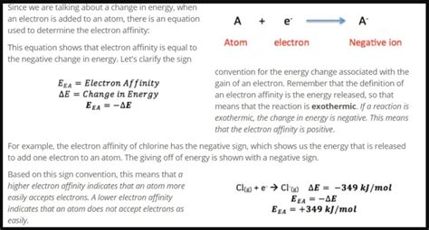 Electron Affinity Equation Archives Dynamic Periodic Table Of Elements And Chemistry