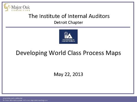 The Institute Of Internal Auditors Detroit Chapter Developing