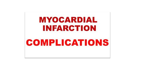 Myocardial Infarction Complications Pathology Made Simple