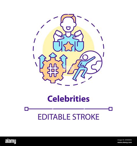 Celebrities concept icon Stock Vector Image & Art - Alamy