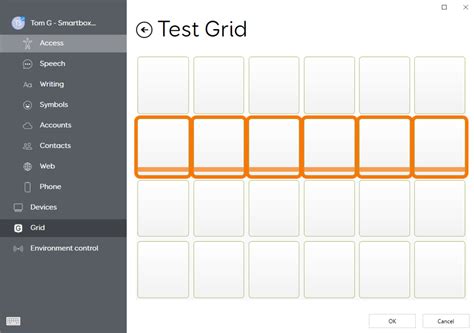using switch scanning with grid 3 smartbox hub