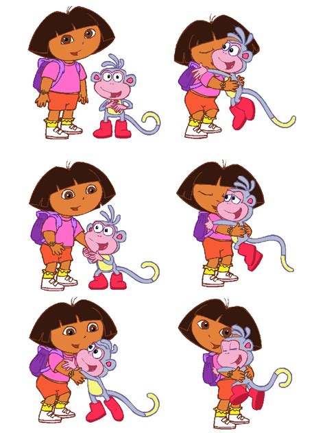 Dora The Explorer Hugging Boots At Jordan Bullard Blog