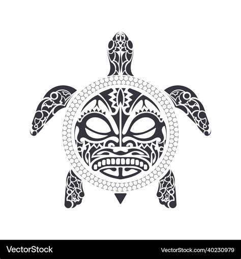 Polynesian Tribal Turtle