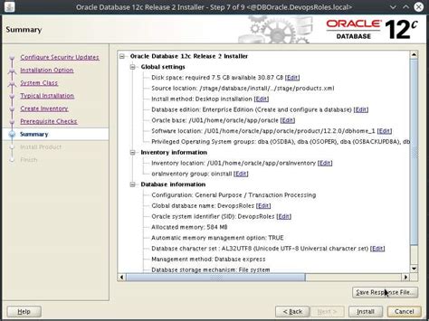 Install Oracle Database C On Centos DevopsRoles Better